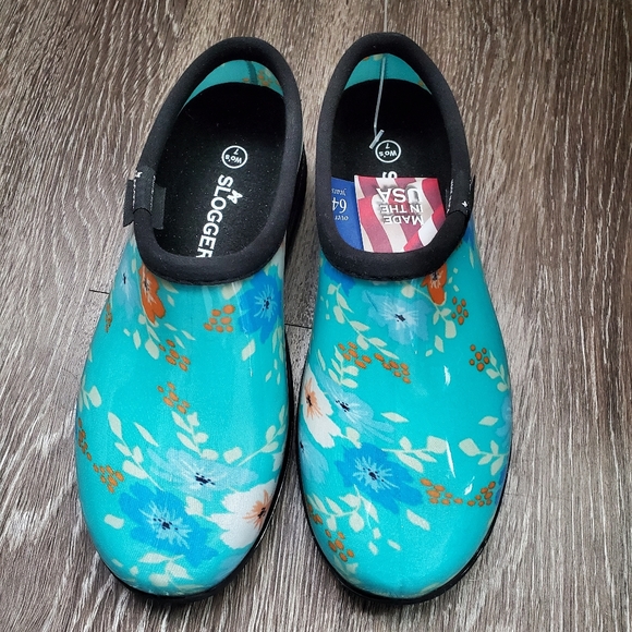 Sloggers | Shoes | Sloggers Light Blue Floral Print Shoes Womens Size 7 ...